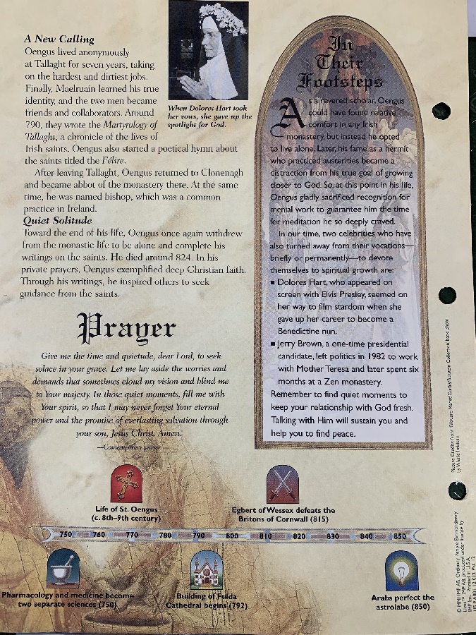 Saints of Catholic Church